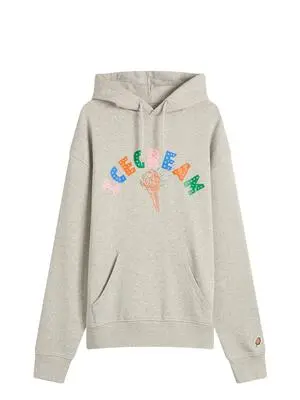 ICECREAM Cone Relaxed Hoodie - Heather Grey
