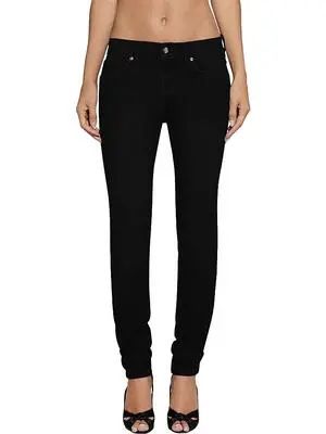 EB DENIM Moss Mid-rise Skinny Jeans - Noir