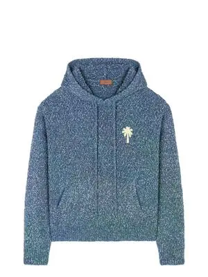 Alanui Palm-tree Hoodie - Blue