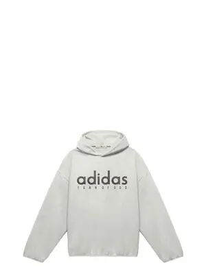 Adidas Fear Of God Athletics Cotton Fleece Hoodie - Medium Grey Heather