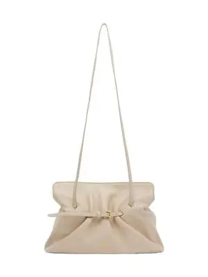 Prada Small Leather Shoulder Bag - White
