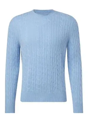 Arch4 Cable-knit Cashmere Sweater - Blue