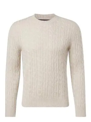 Arch4 Cable-knit Cashmere Crewneck Sweater - Beige
