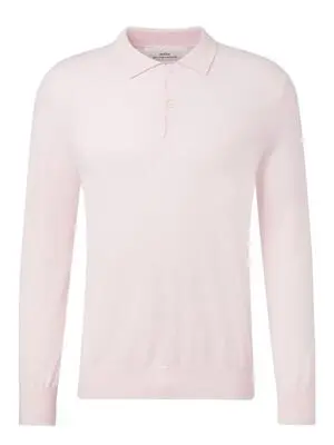 Arch4 Cashmere Polo Sweater - Pink