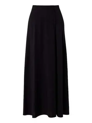Max Mara Stilla Virgin Wool Maxi Skirt - Black