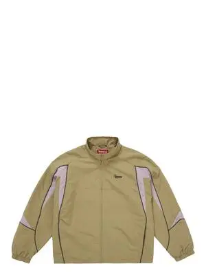 Supreme Contrast Piping Track Jacket - Tan