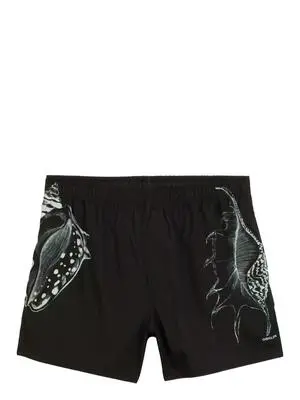 OSKLEN Shell-print Swim Shorts - Black