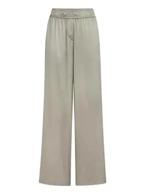 Brunello Cucinelli Elastic-waistband Palazzo Pants - Neutrals