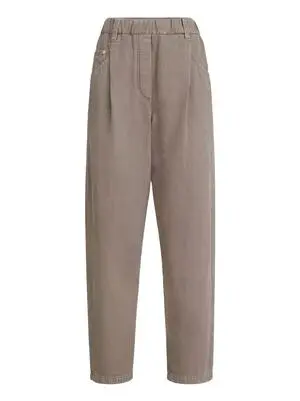 Brunello Cucinelli Five-pocket Trousers - Brown