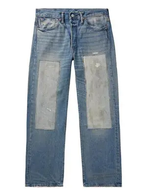 Ralph Lauren Straight-leg Panelled Selvedge Jeans - Blue