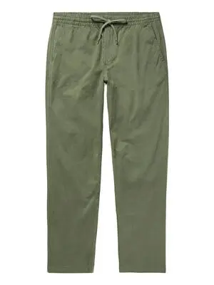 Polo Ralph Lauren Prepster Tapered Cotton-blend Twill Trousers - Green