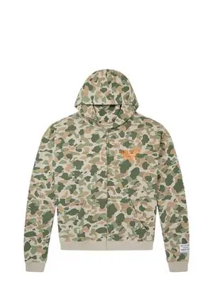 GALLERY DEPT. Logo-print Camouflage Hoodie - Green