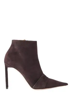 TOM FORD Suede Ankle Boots - Chocolate