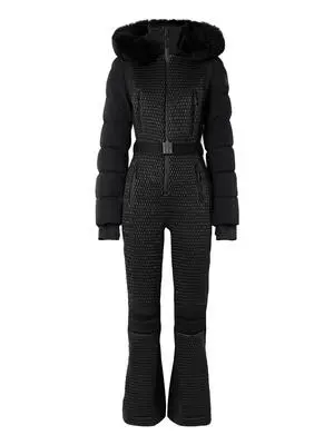Mackage Lorelle Belted Hooded Ski Suit - Black