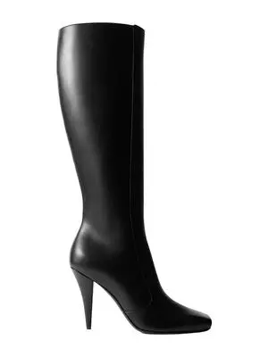 Givenchy Leather Knee Boots - Black