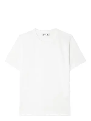 CDLP Tencel™ Lyocell And Cotton-blend T-shirt - White