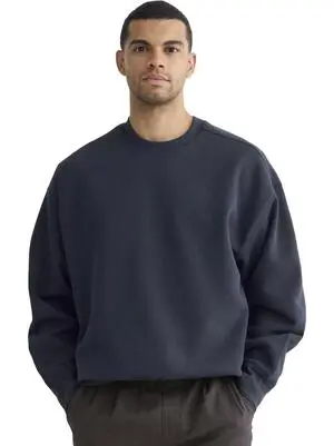 Everlane Everlane Luxe Fleece Crew Pullover Deep Navy