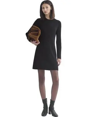Everlane Cashmere Mini Dress - Black