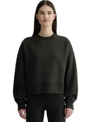Everlane Luxe Fleece Sweatshirt - Black