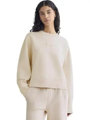 Everlane X Laufey Foundation Cropped Sweatshirt - Pale Peony