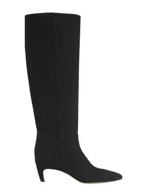 Everlane Studio Knee-High Boot Black Suede