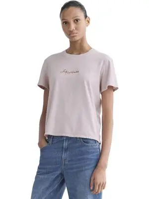Everlane Everlane X Laufey Foundation Box-Cut T-Shirt Burnished Lilac