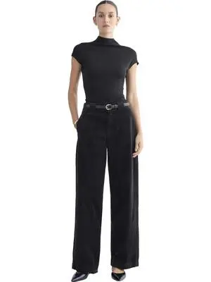Everlane Corduroy Wide-leg Trouser - Black