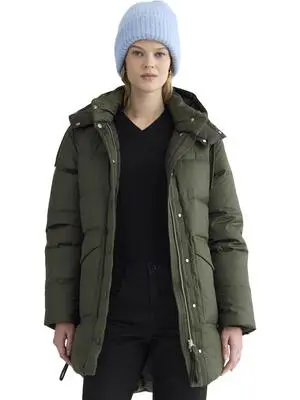 Everlane Everpuff™ Long Padded Coat - Dark Green