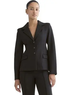 Everlane Ponte Sculpted Blazer - Black