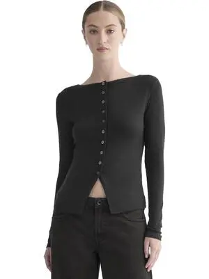 Everlane Button-up Top - Black