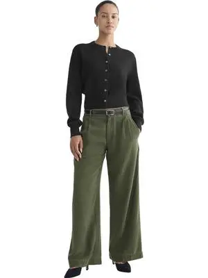 Everlane Trouser In Buttersoft - Dark Forest