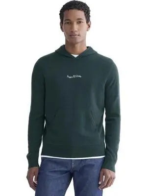 Everlane X Peace & Quiet Cashmere Hoodie - Pine