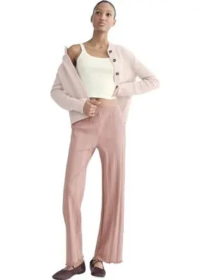 Everlane Lounge Rib Pant - Ash Rose