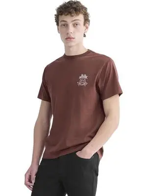 Everlane Crest Graphic T-shirt - Wine