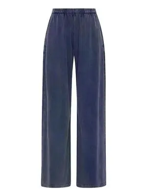 The Upside Soho Tokio Elastic-waist Pants - Blue