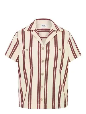 The Upside Baja Katia Striped Shirt - Neutrals