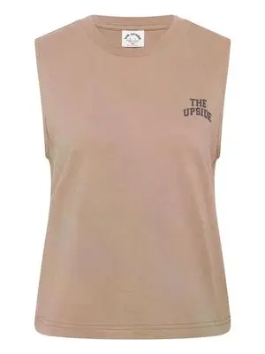 The Upside Logo-print Tank Top - Neutrals