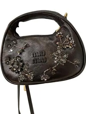 Miu Miu Holiday Leather Wander Bag - Moro