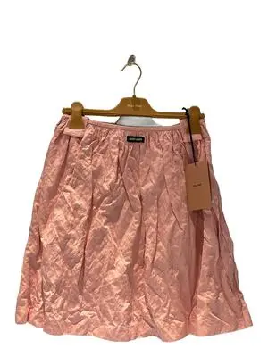 Miu Miu Crinkle Skirt - Pink