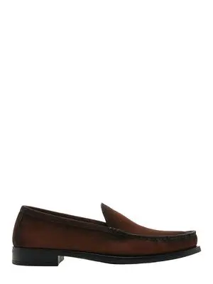 Prada Suede Loafers - Brown