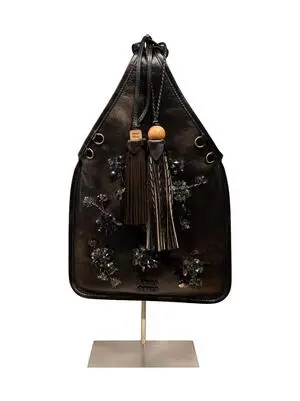 Miu Miu Beaded Holiday Bag - Black