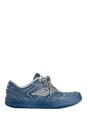 Balenciaga Hamptons Medium Worn-Out Sneakers Blue