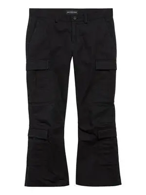 BALENCIAGA Cotton Ripstop Capri Cargo Pants