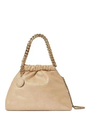 Stella McCartney Falabella Mini Drawstring Crossbody Bag - Gold