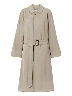 MAISON MARGIELA Belted Wool-gabardine Trench Coat - Neutrals