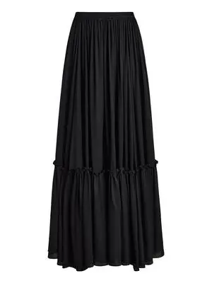 Françoise Jade Maxi Skirt - Black