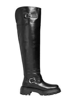 STUART WEITZMAN Emerson Leather Over-the-knee Boots - Black