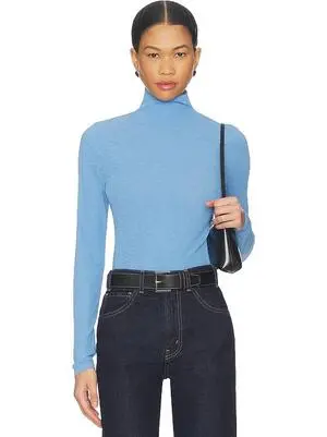 Veronica Beard Wyeth Turtleneck - Blue Jasper