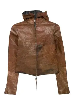 MA+ Leather Jacket - Brown