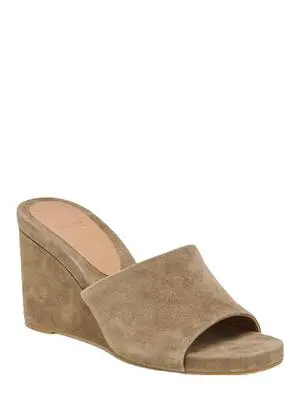 Dolce Vita Wedge Sandal - Olive Suede